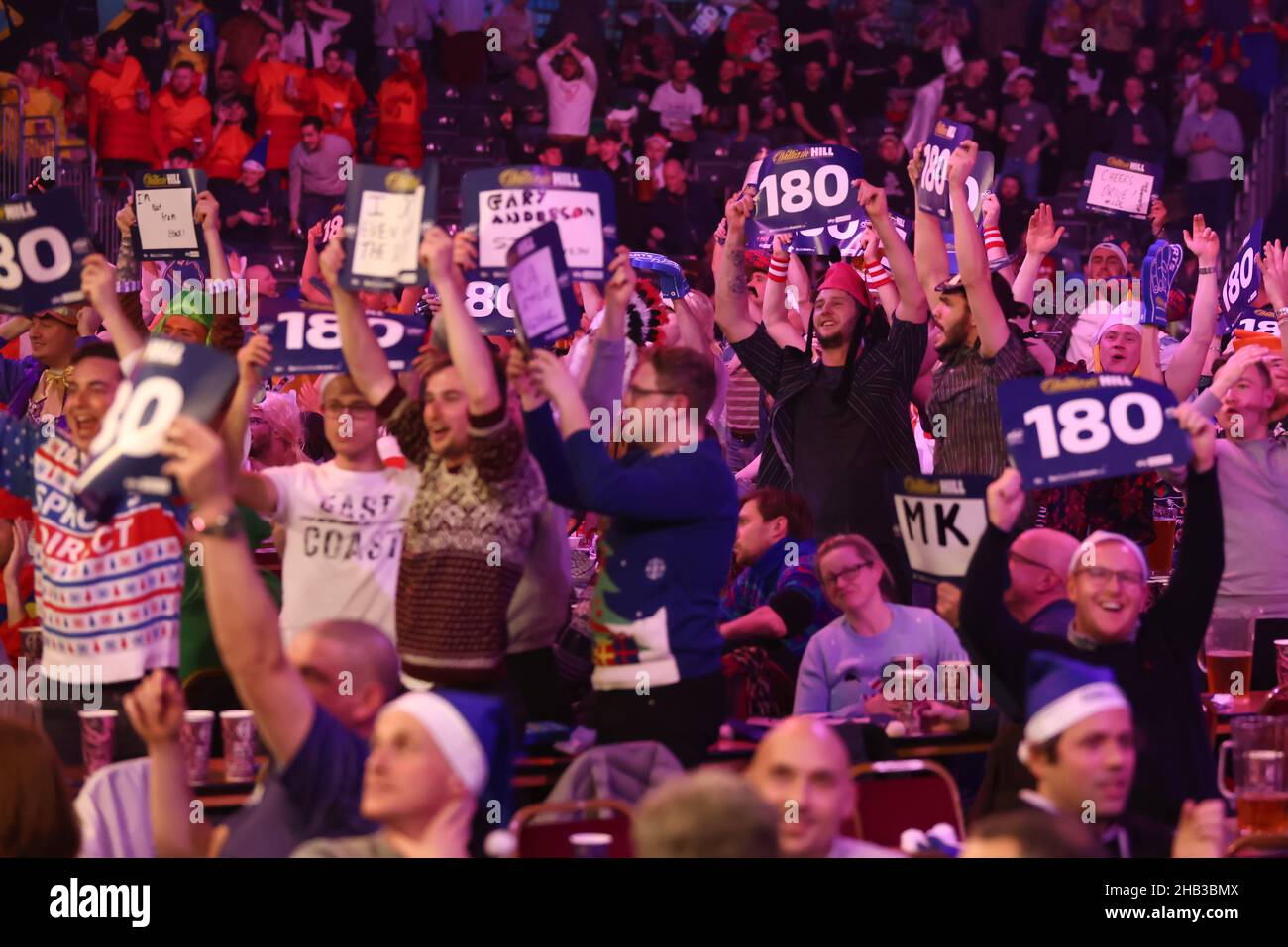 London, UK. 16th Dec, 2021. 16th December 2021; Alexandra Palace, London, England: The William ...