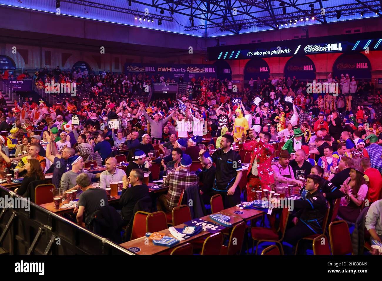 London, UK. 16th Dec, 2021. 16th December 2021; Alexandra Palace, London, England: The William ...