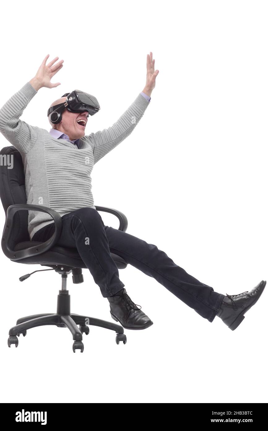 Communication in virtual reality Cut Out Stock Images & Pictures - Alamy