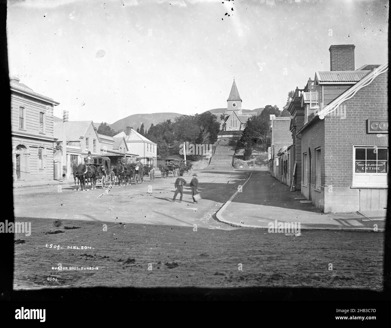 Nelson, Burton Brothers studio, photography studio, 1870s, Nelson, wet ...