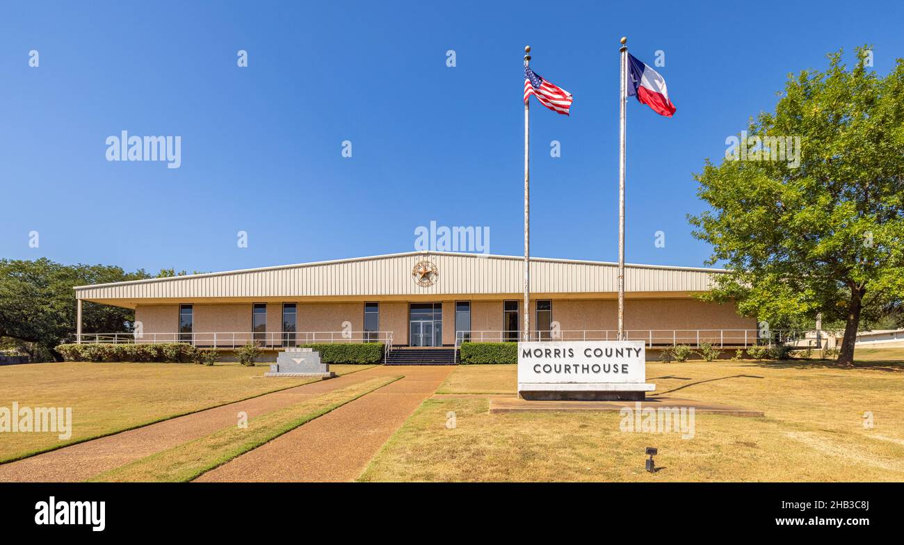 Daingerfield, Texas, USA - September 26, 2021: The Morris County ...