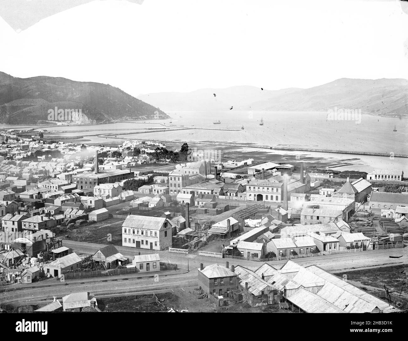 [Dunedin panorama], Burton Brothers studio, photography studio, New ...