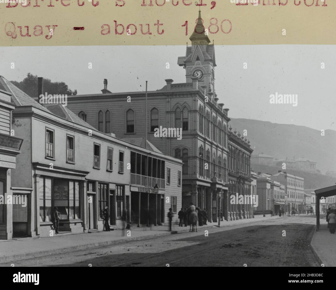 Lambton Quay, Wellington, Burton Brothers studio, photography studio ...
