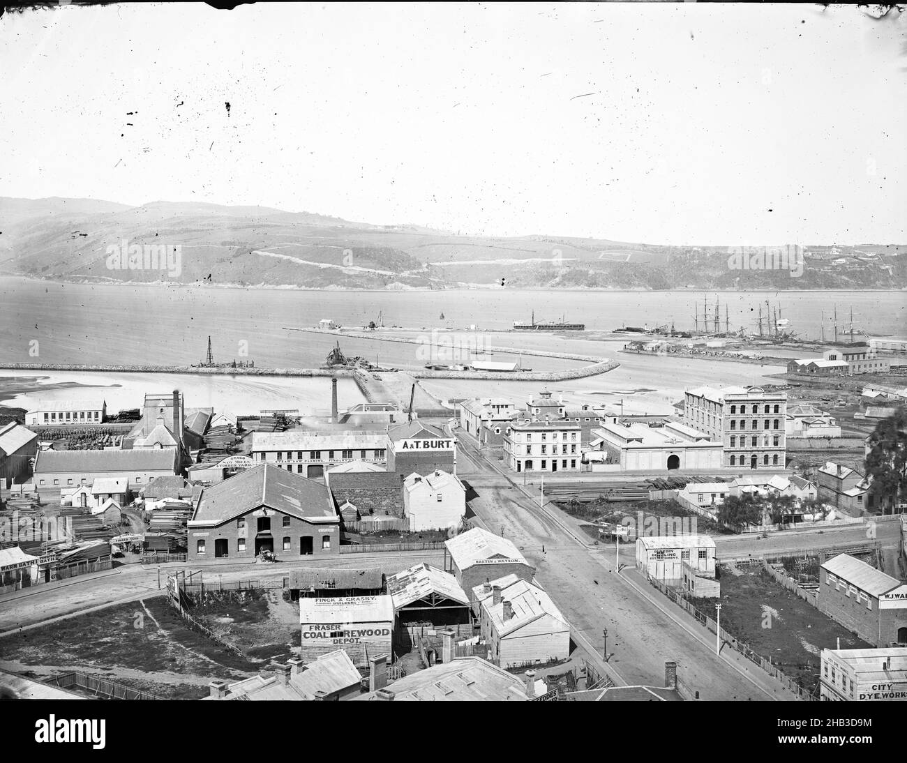 [Dunedin panorama], Burton Brothers studio, photography studio, New ...