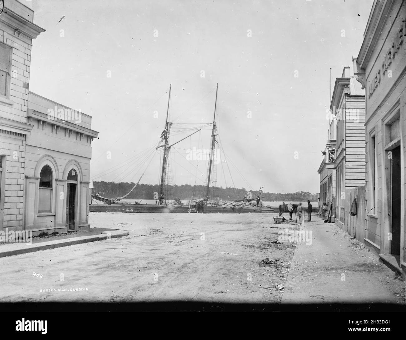 Hokitika, Burton Brothers studio, photography studio, 1879, Dunedin ...