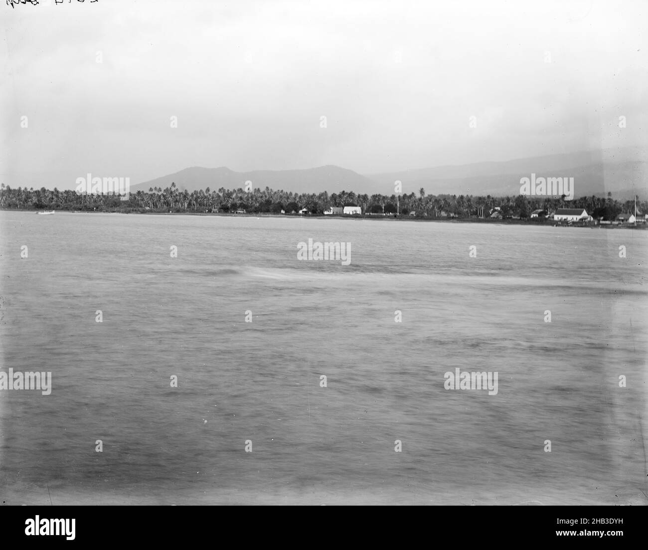 [Apia from Harbour (wreck of Solide)], Burton Brothers studio ...