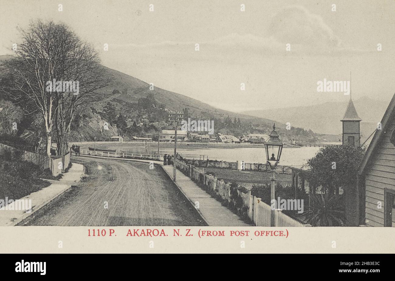 New zealand from post office akaroa hi-res stock photography and images ...