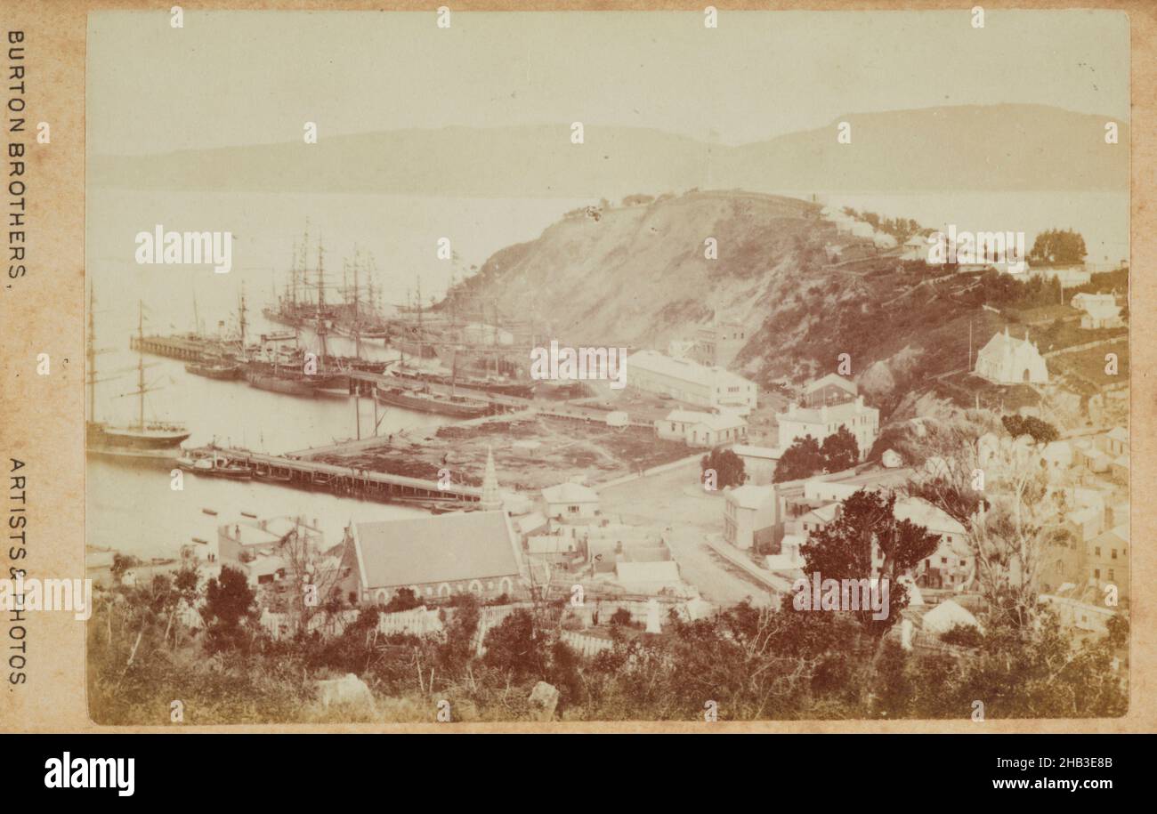 Port Chalmers, Burton Brothers studio, photography studio, circa 1870 ...