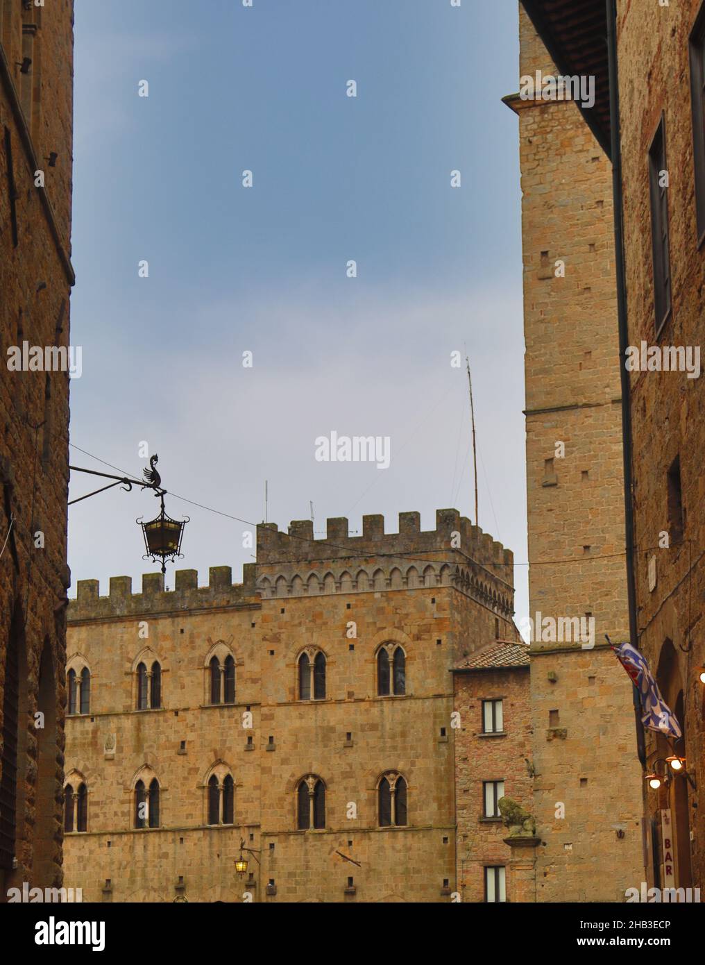 Old town piazza dei priori in volterra hi-res stock photography and ...