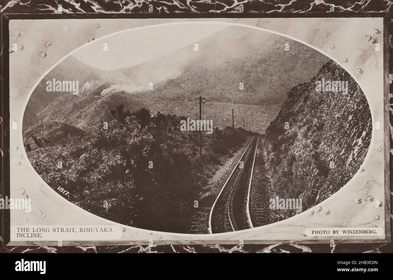 The Rimutaka Incline - Wellington-Napier line, Muir & Moodie studio ...