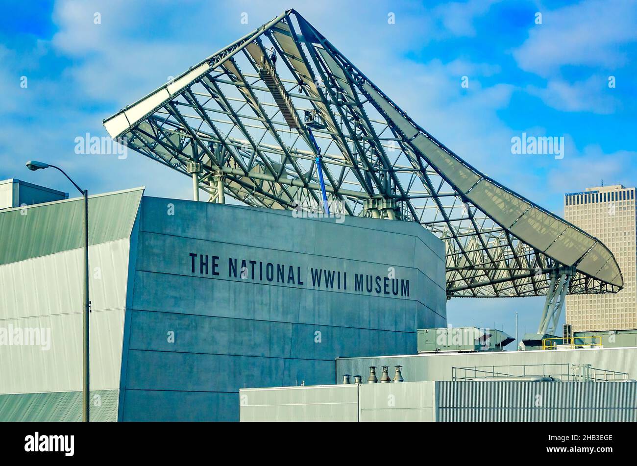 The National WWII Museum, formerly the National D-Day Museum, is pictured, Dec. 13, 2021, in New ...