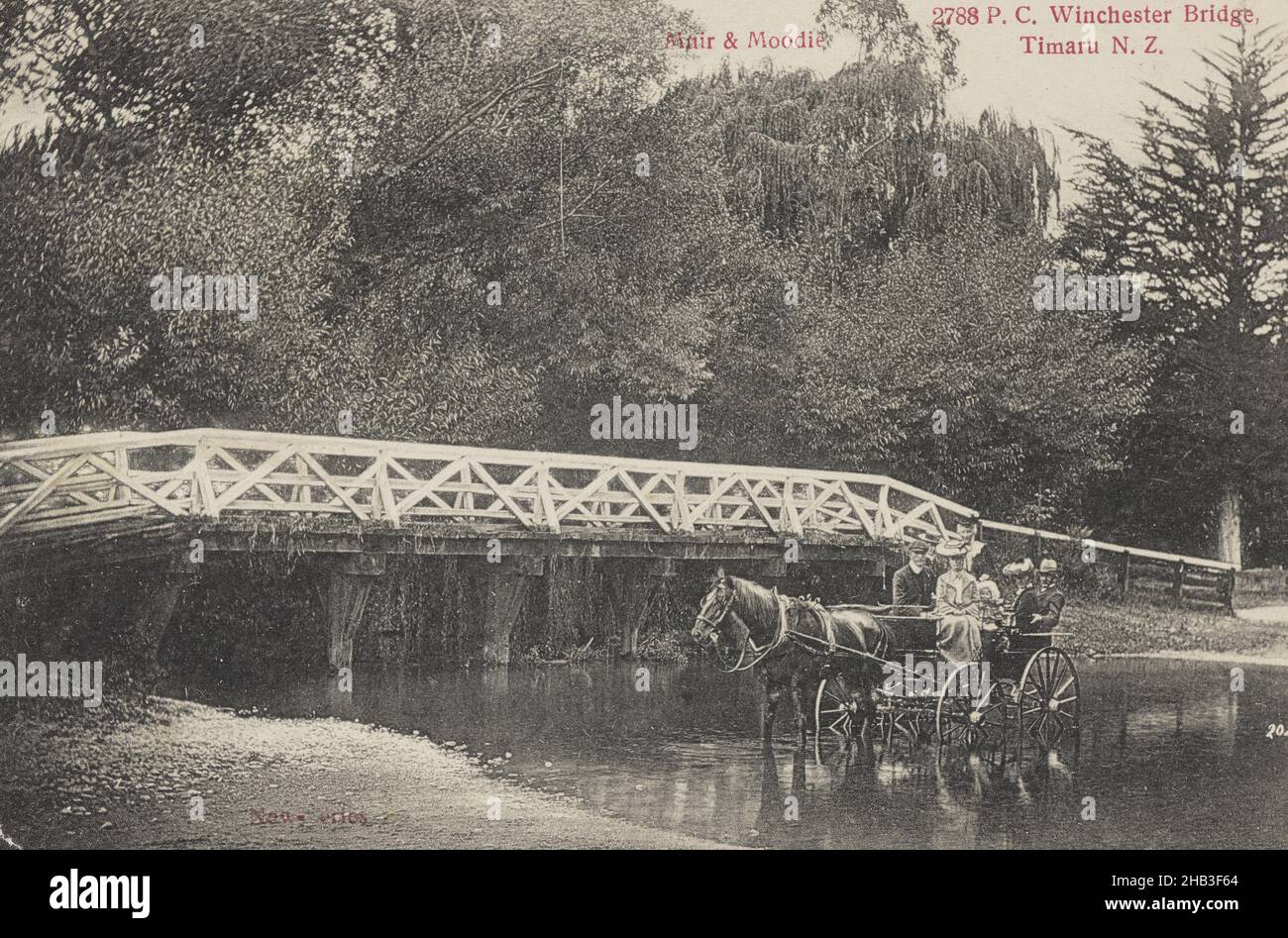New zealand winchester bridge hi-res stock photography and images - Alamy