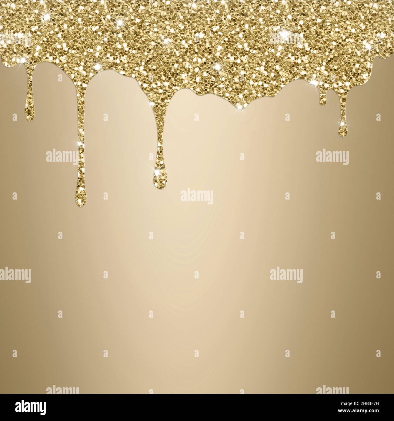 Sand beige gold background with dripping glitter texture Stock Photo ...