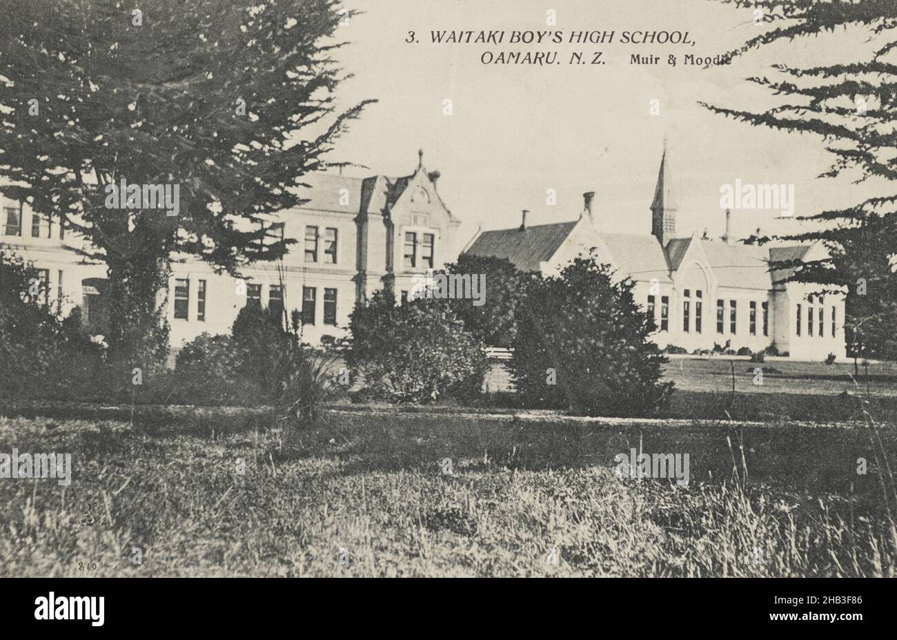 Waitaki Boy's High School, Oamaru, New Zealand, Muir & Moodie studio ...