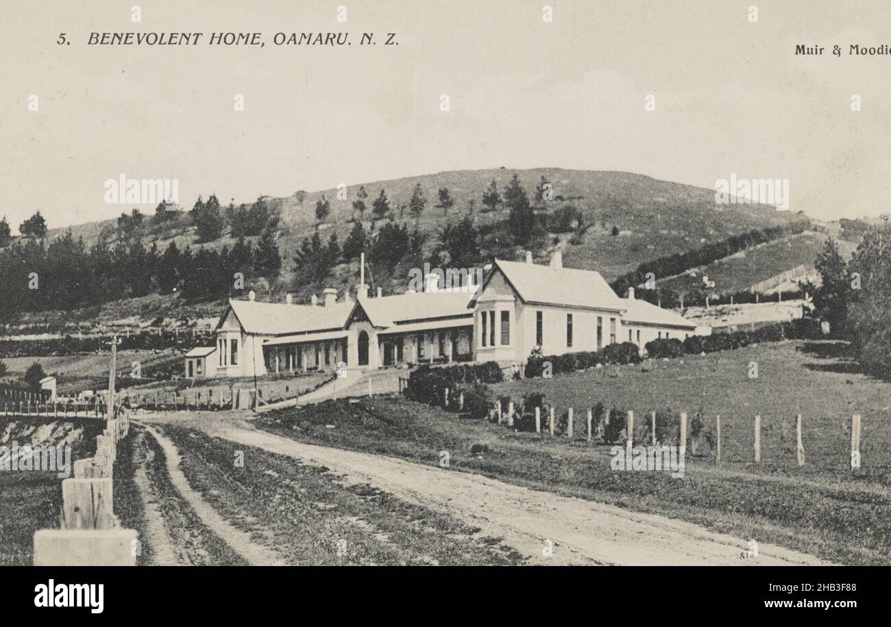 Benevolent Home, New Zealand, Muir & Moodie studio, 1904-1915, Oamaru ...