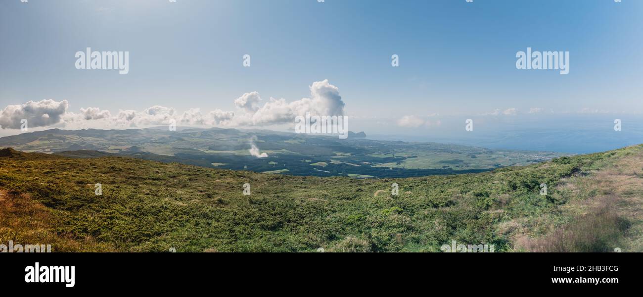 Viewpoint of Serra de Santa Barbara Stock Photo - Alamy