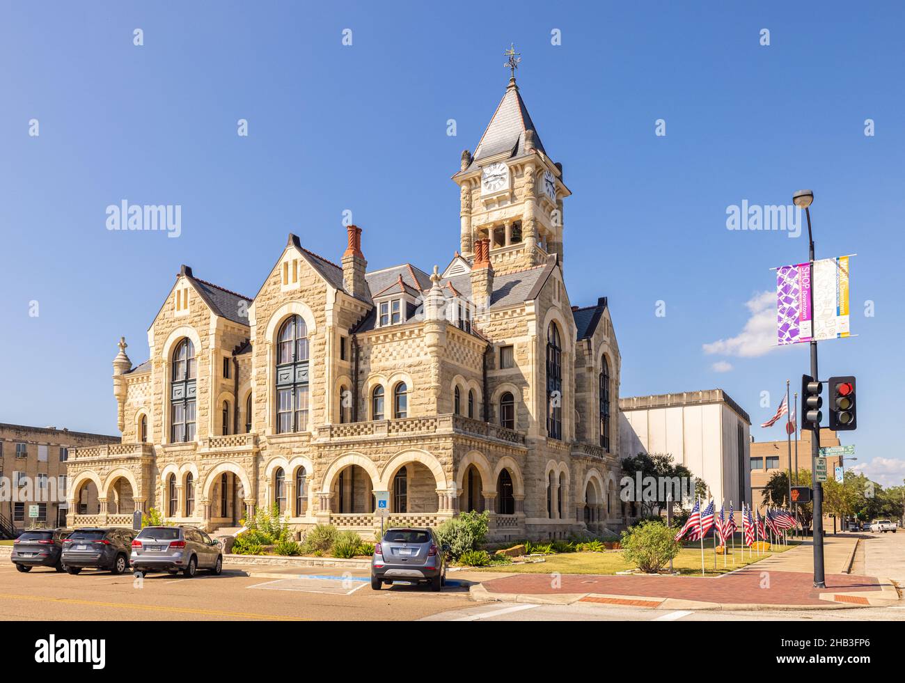 Victoria, Texas, USA - September 20, 2021: The Historic Victoria County ...