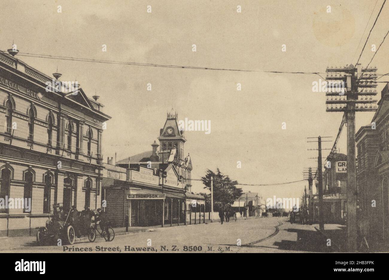 Princes Street, Hawera, New Zealand, Muir & Moodie studio, 1914, Hawera ...