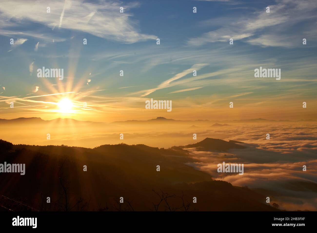 Many colors of sunset hi-res stock photography and images - Alamy