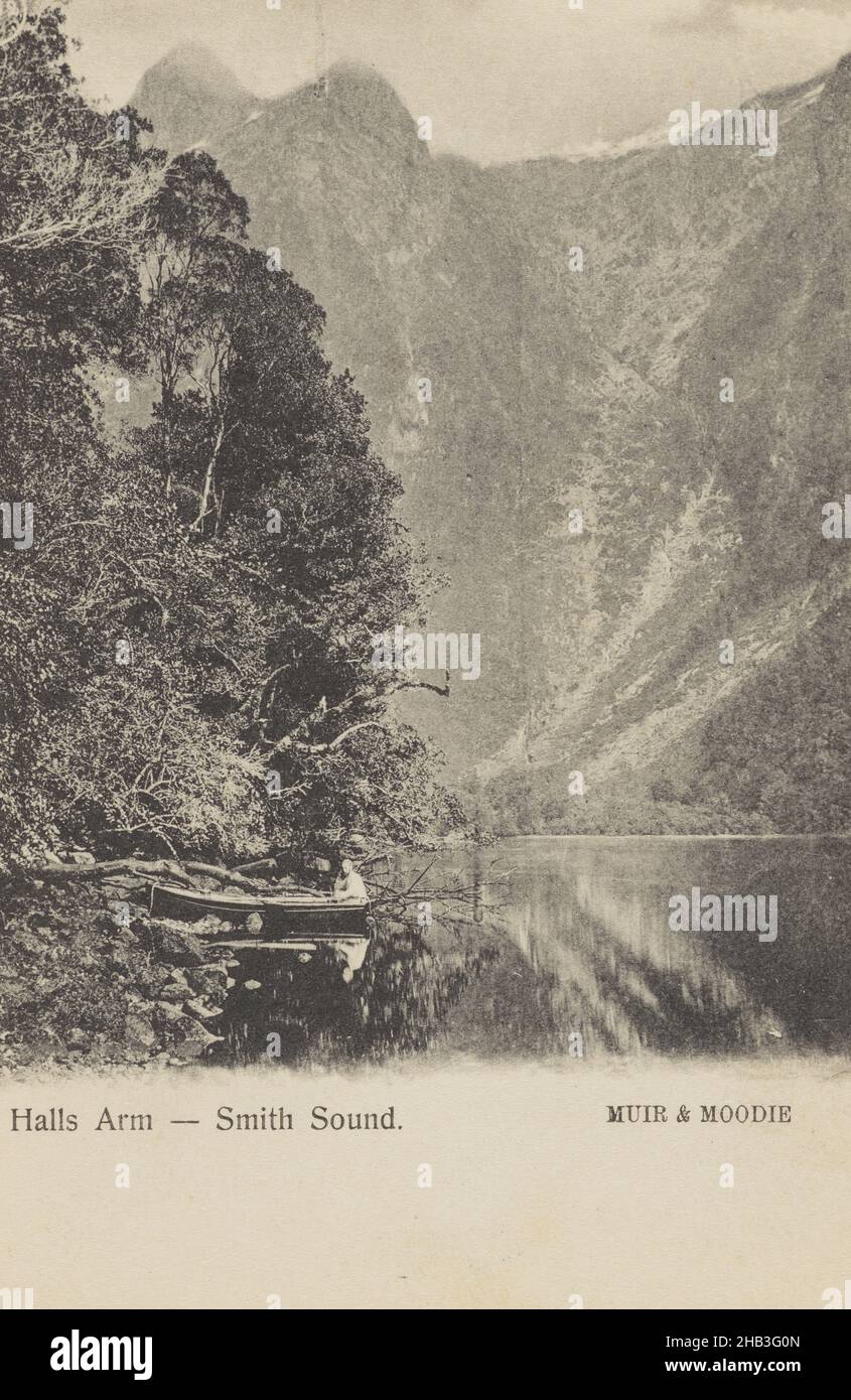 Hall's Arm, Smith Sound, Muir & Moodie studio, 1900-1903, New Zealand ...