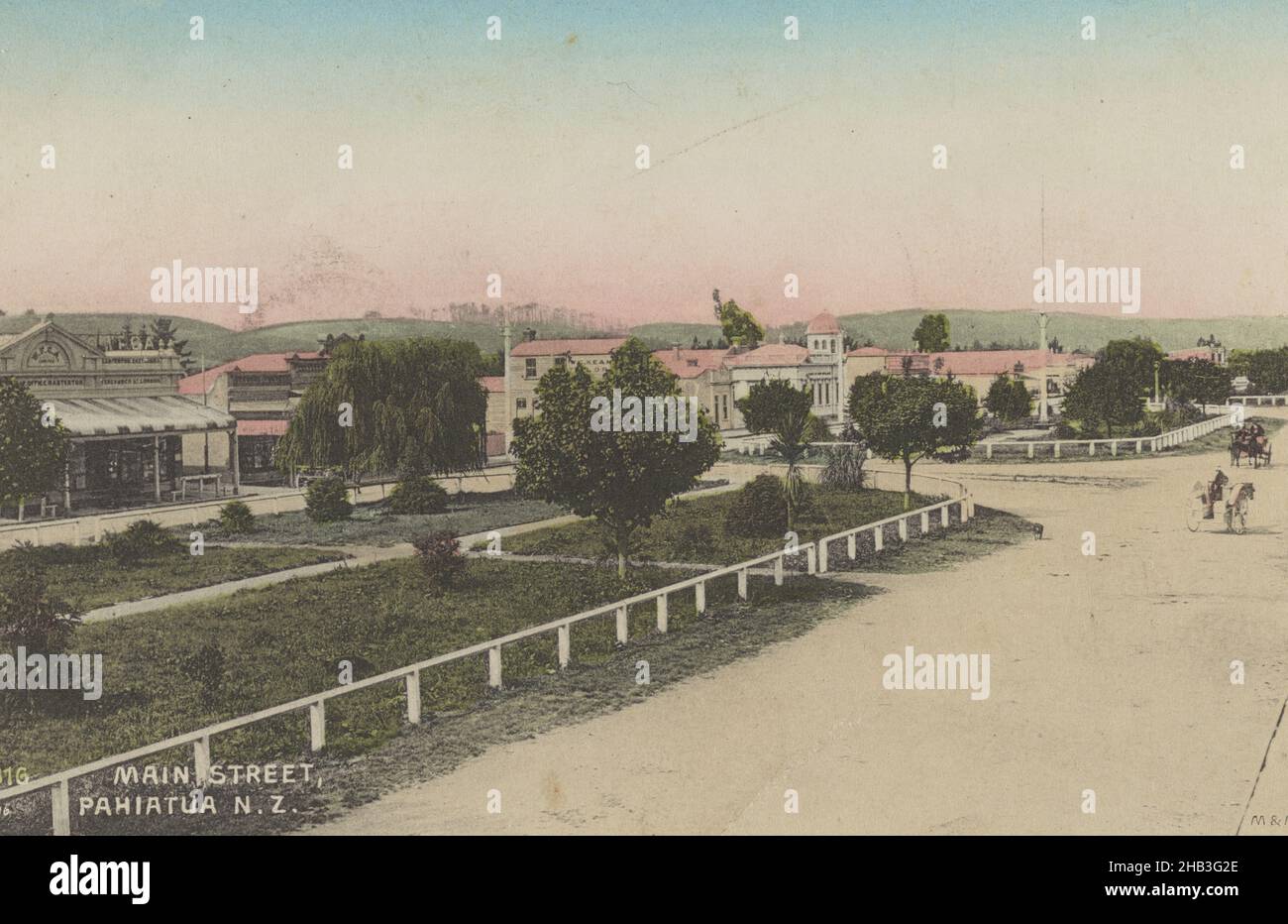 Main Street, Pahiatua, New Zealand, Muir & Moodie studio, 1909 ...