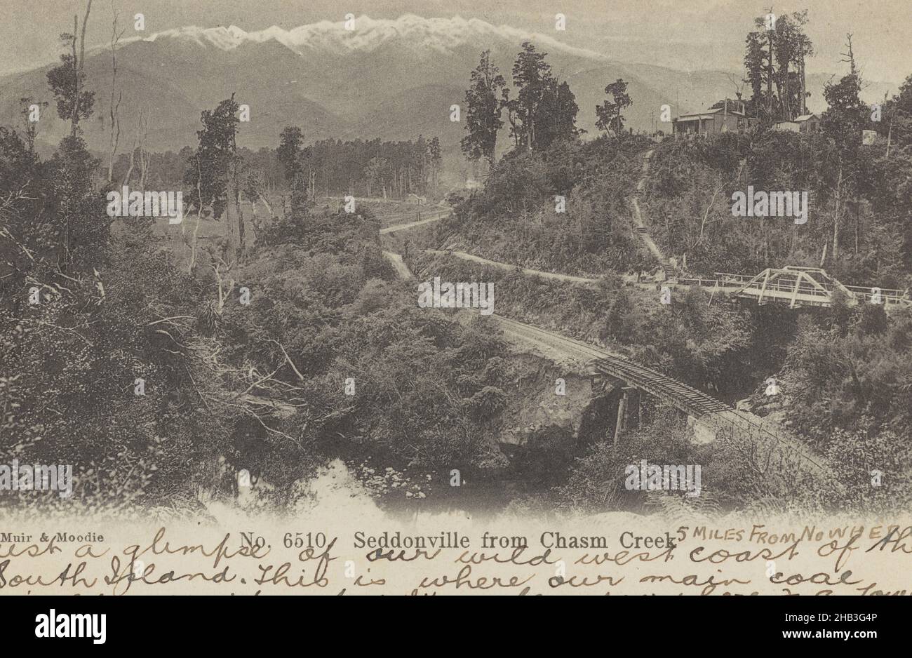 Seddonville from chasm creek seddonville from chasm creek hi-res stock ...
