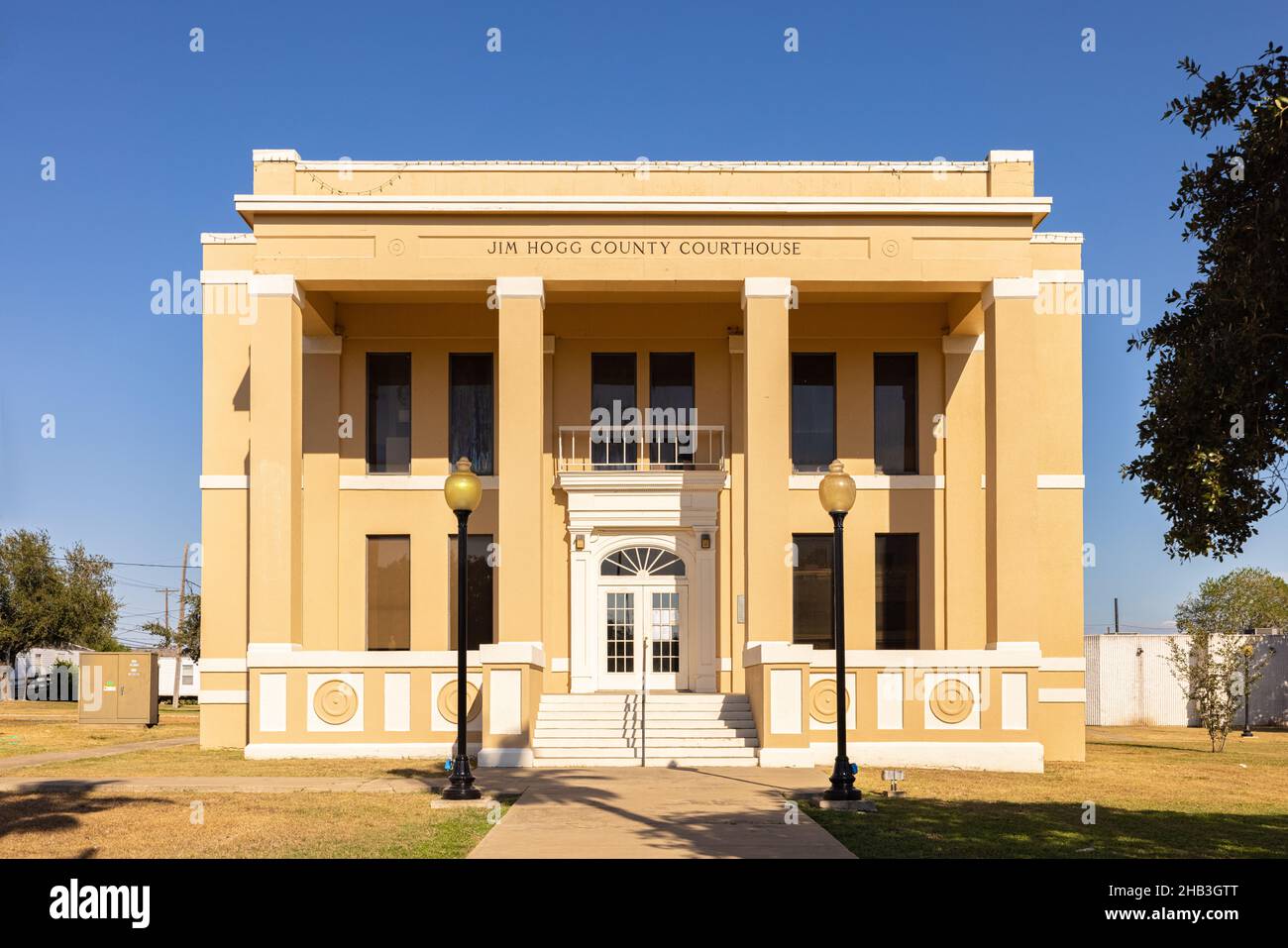 Hebbronville, Texas, USA - September 11, 2021: The Jim Hogg County ...