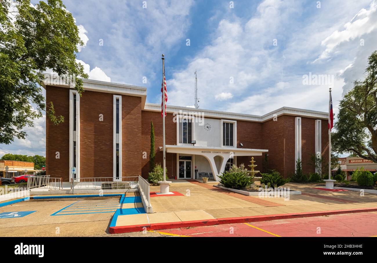 Madisonville, Texas, USA - August 17, 2021: The Madison County ...