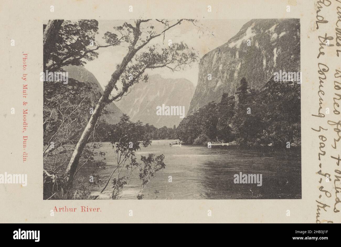Arthur River, Muir & Moodie studio, 1900-1903, Milford Sound Stock ...