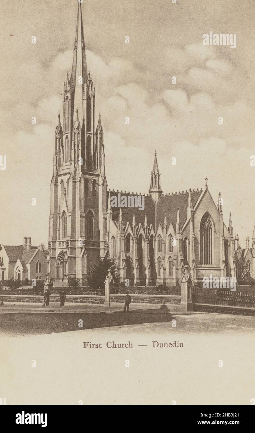 First Church, Dunedin, Muir & Moodie studio, 1900-1903, Dunedin Stock ...