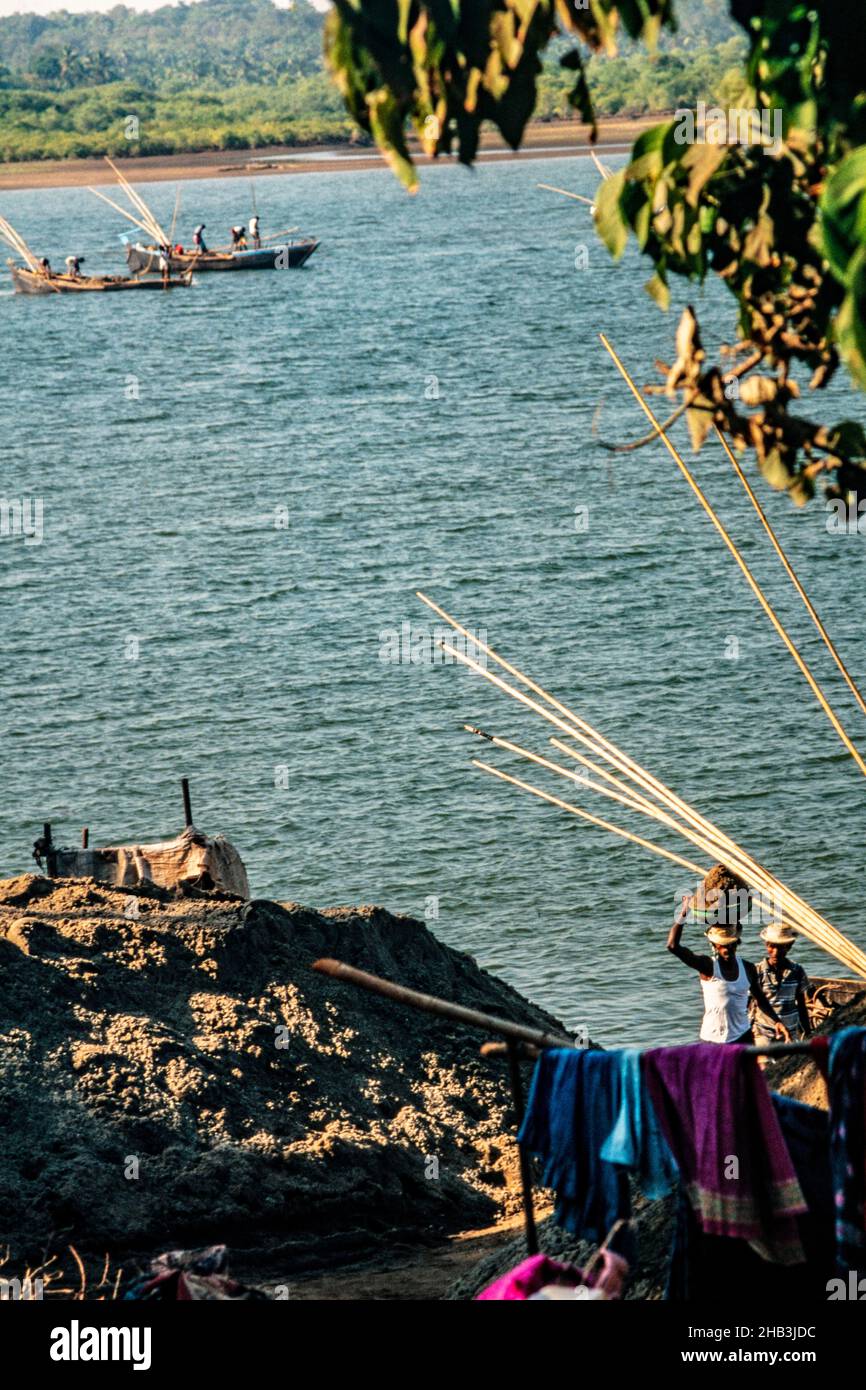 Beauty of rural Goa. High resolution intimate recollection of idyllic holiday location for ...