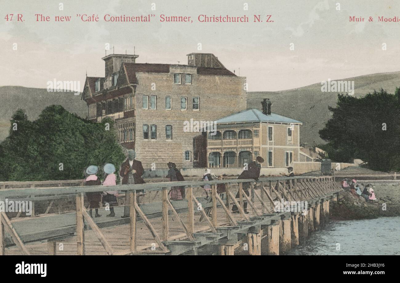 The new Cafe Continental, Sumner, Christchurch, New Zealand, Muir ...