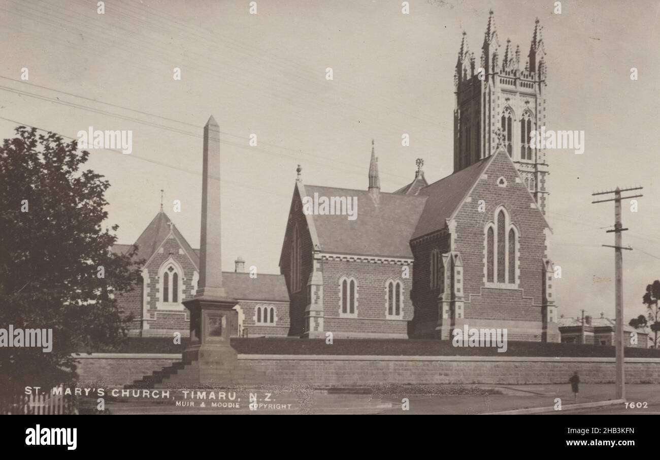 St Mary's Church, Timaru, New Zealand, Muir & Moodie studio, 1912 ...
