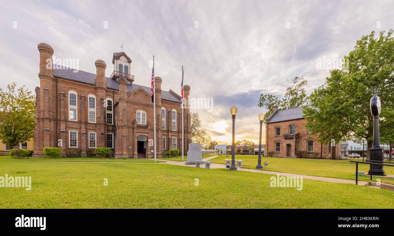 Center, Texas, USA - October 17, 2021: The Historic Shelby County ...