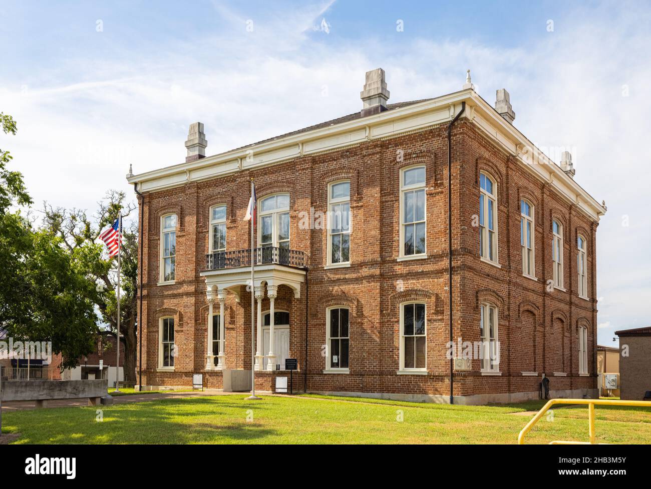Centerville, Texas, USA - August 17, 2021: The historic Leon County ...
