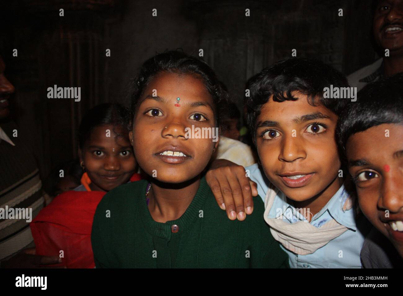 Young people inside the temples at Mysore Mysuru, Karnataka, India ...