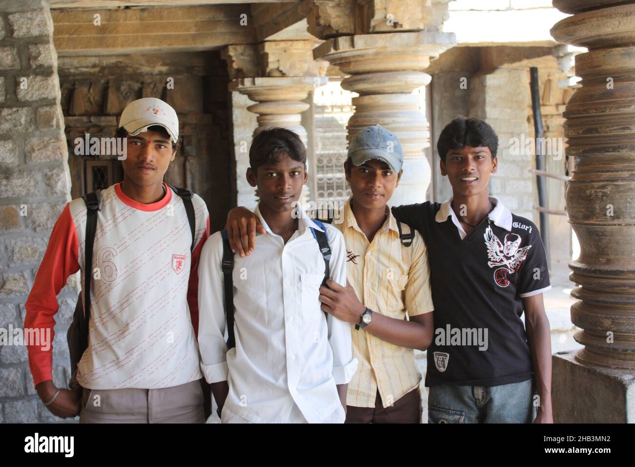 Young people inside the temples at Mysore Mysuru, Karnataka, India Stock Photo - Alamy