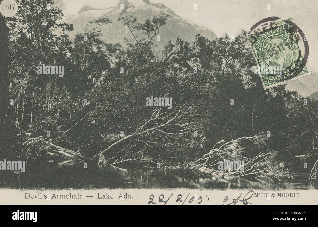 Devil's Armchair, Lake Ada, Muir & Moodie studio, 1900-1903, Milford ...