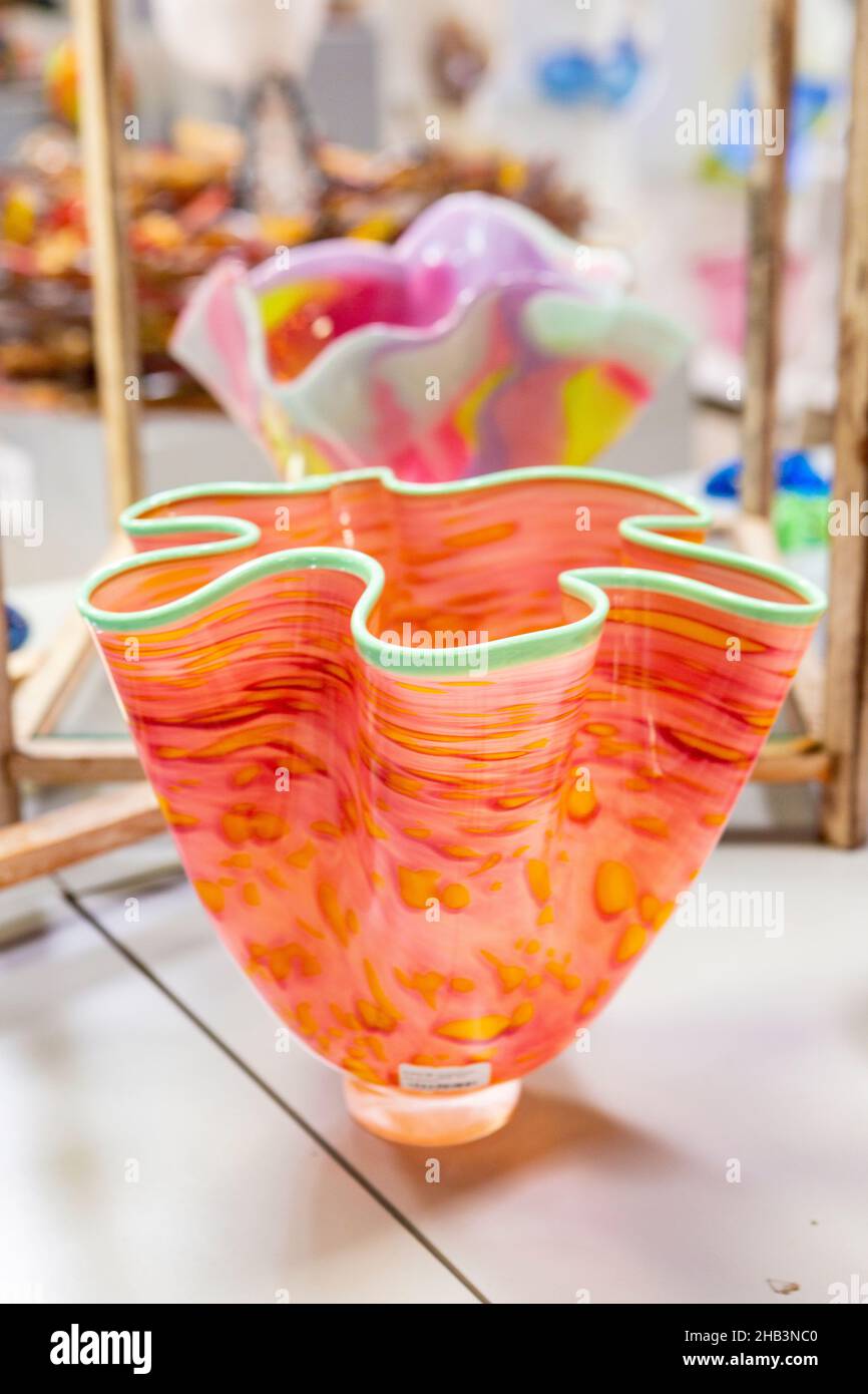 Harmony Glass Works, Harmony, California Stock Photo - Alamy