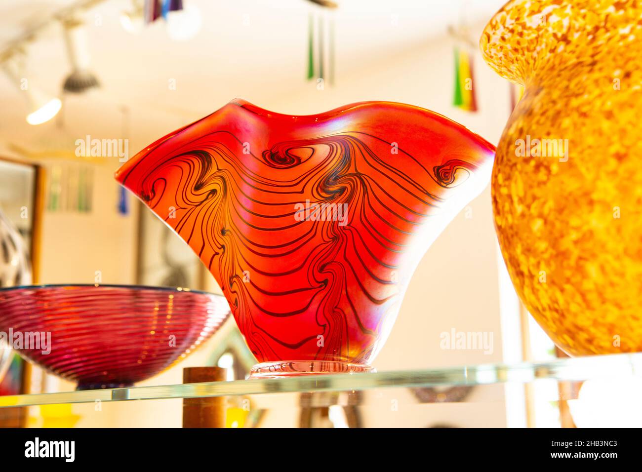 Harmony Glass Works, Harmony, California Stock Photo - Alamy