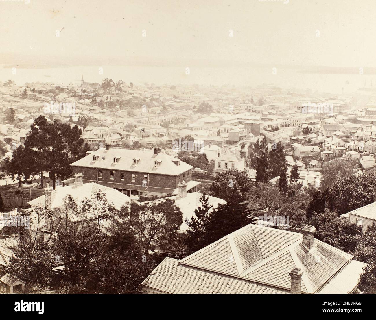 Auckland from the Old Windmill. From the album: Views of New Zealand ...