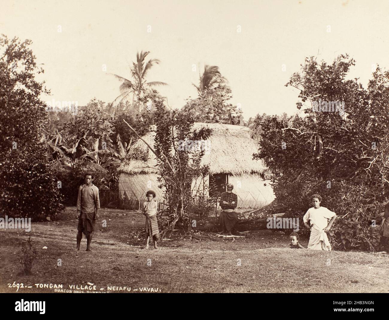 Tongan Village - Neiafu - Vavau. From the album: Views of New Zealand ...