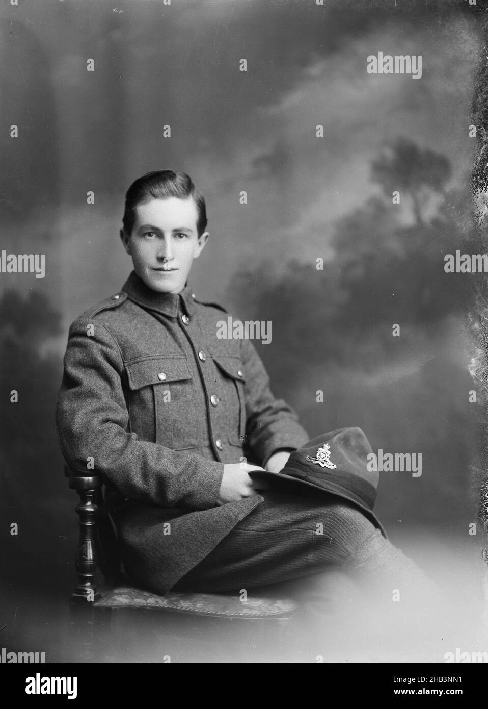 Portrait of Eric Marchant, Berry & Co, photography studio, circa 1918 ...
