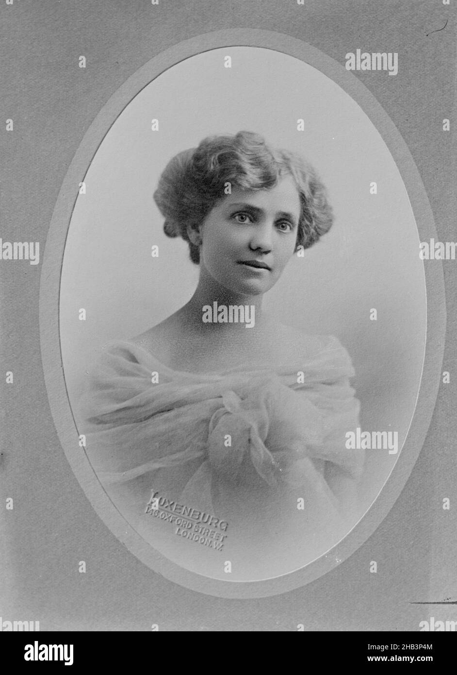 Copy of a portrait of a woman, inscribed Anderson, Berry & Co, copyist ...