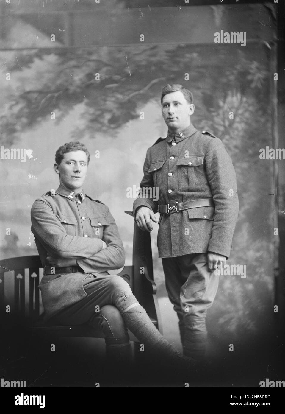 Gerald Gower (sitting) and Alfred Featherston Gower, Berry & Co ...