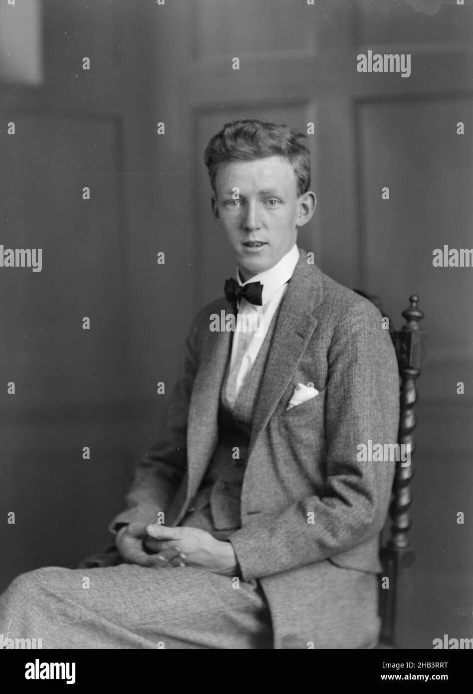 Portrait of a man, Berry & Co, circa 1920, Wellington Stock Photo - Alamy