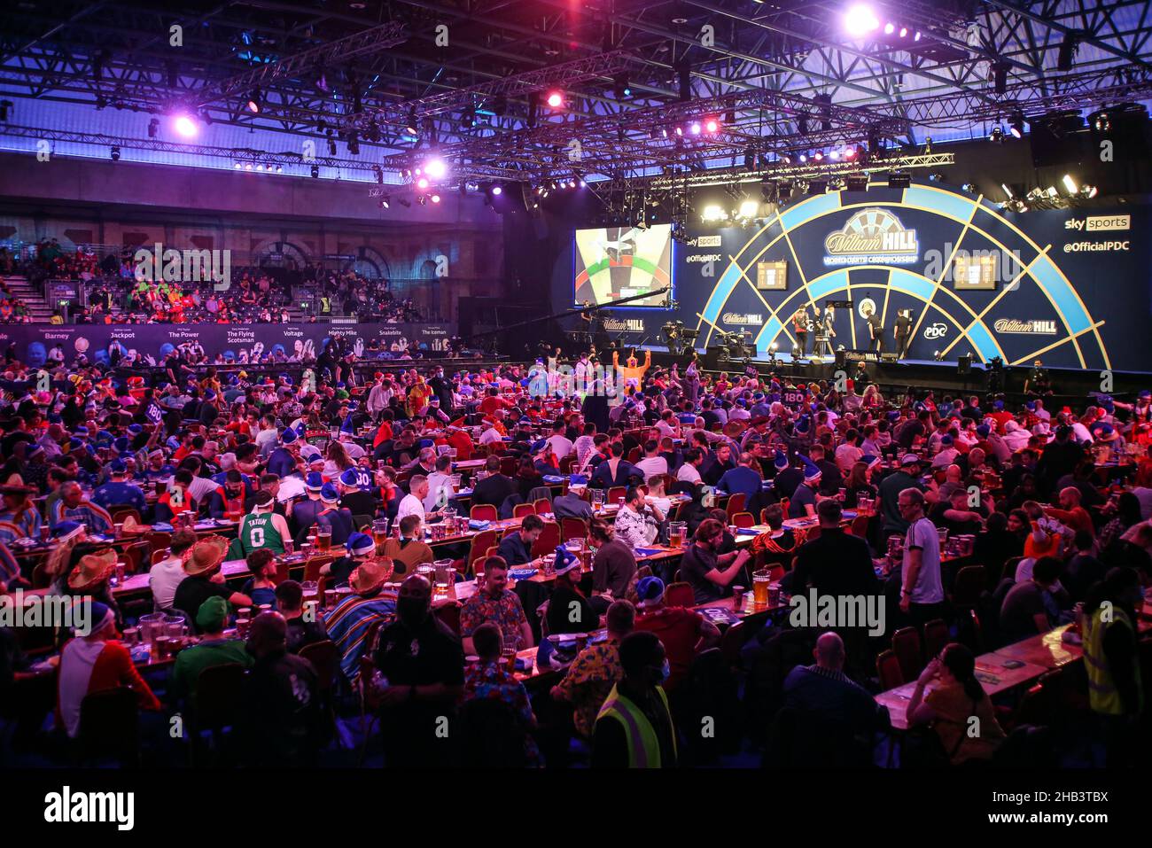 General view of the crowd during day two of the William Hill World ...