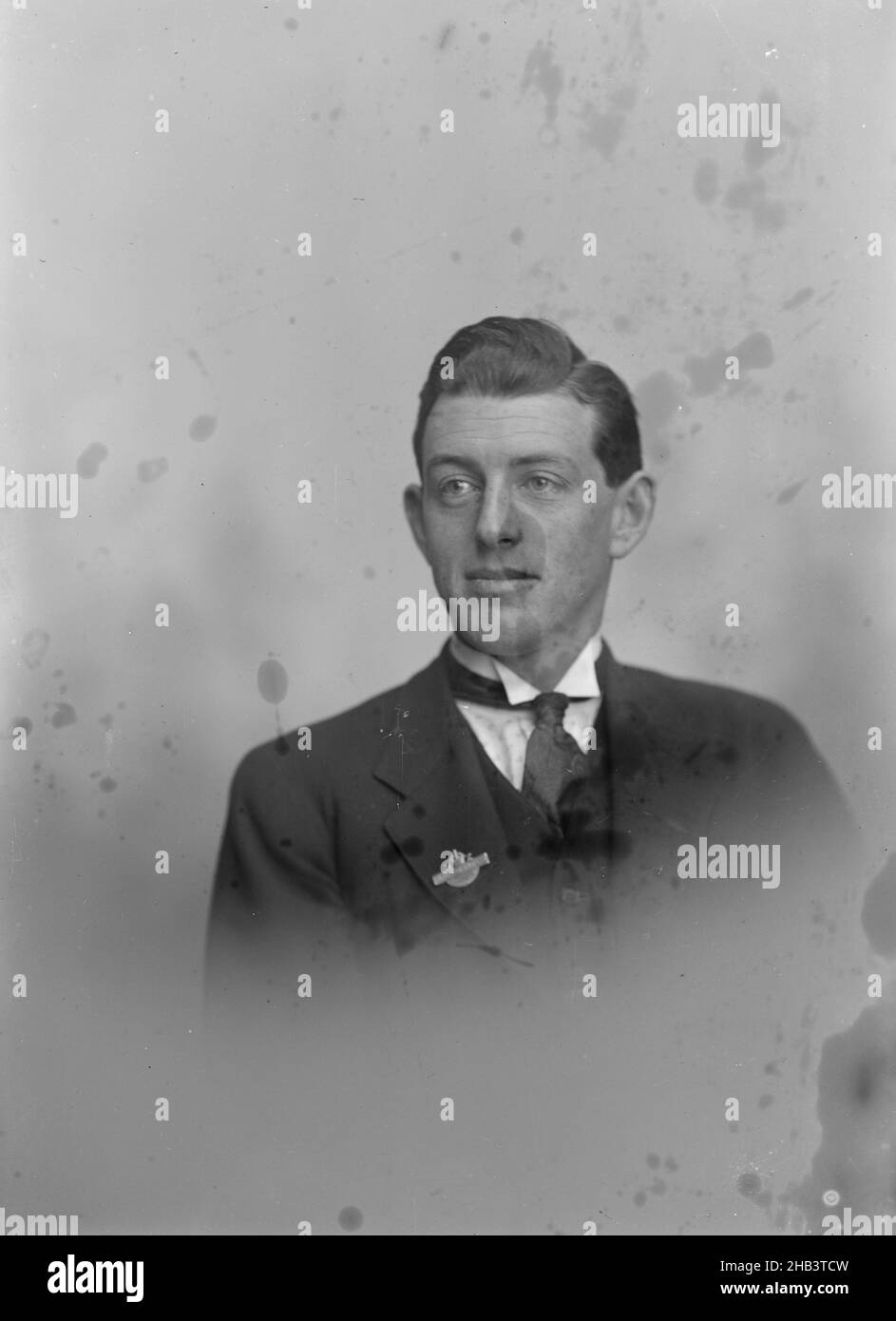 Portrait of a man, Berry & Co, circa 1920, Wellington Stock Photo - Alamy