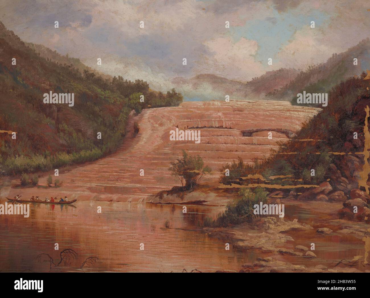 Pink Terraces, Charles Blomfield, 1882 Stock Photo - Alamy