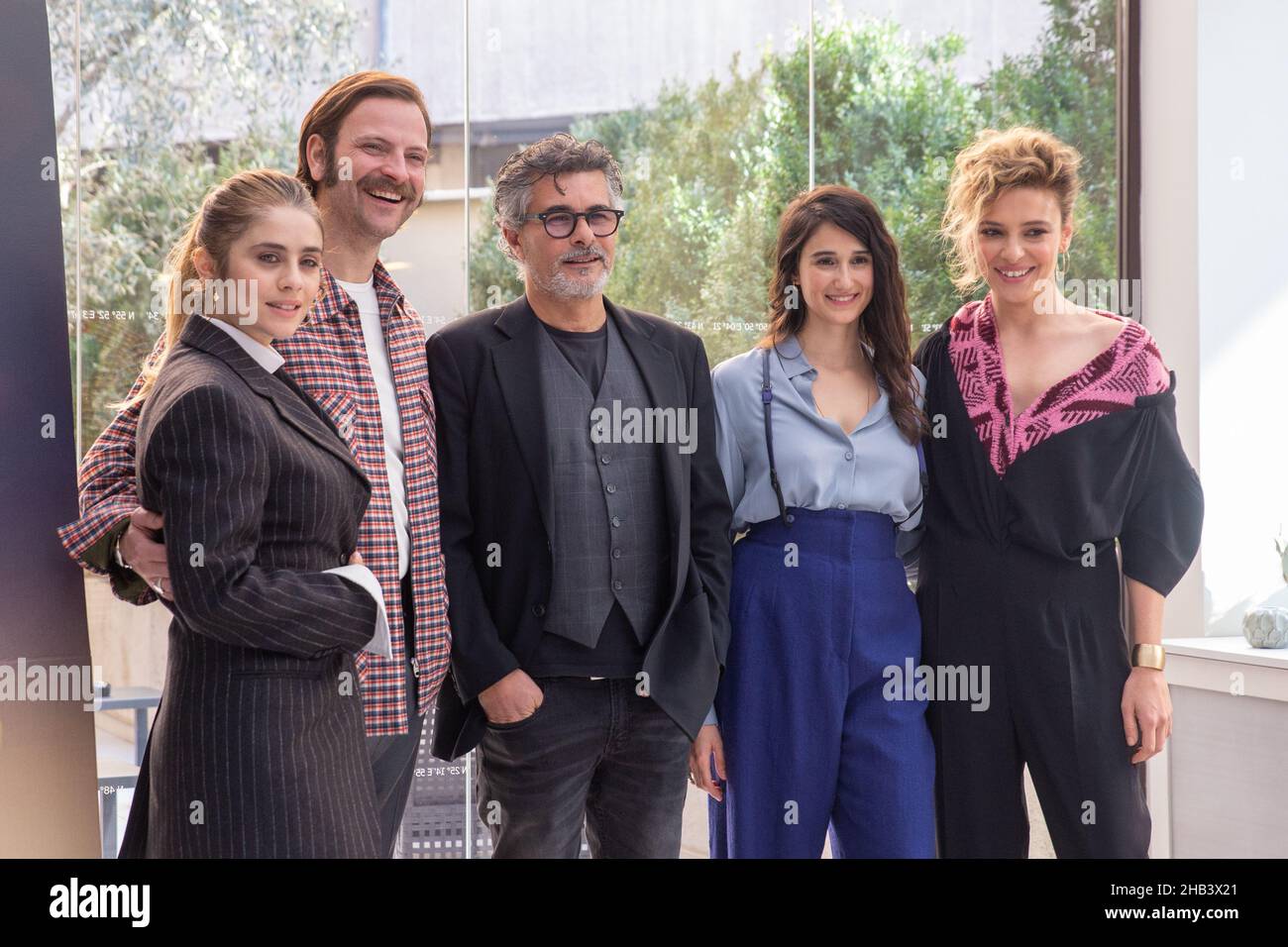 December 16, 2021, Rome, Italy: Cast attends the photocall of the film ...